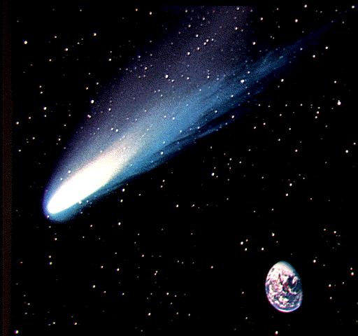 Comets generally travel at an average speed of 2 million kilometers
