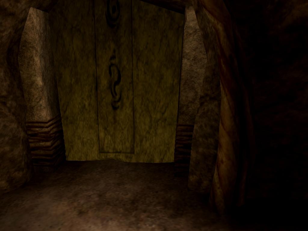 The hall splits into 4 rooms