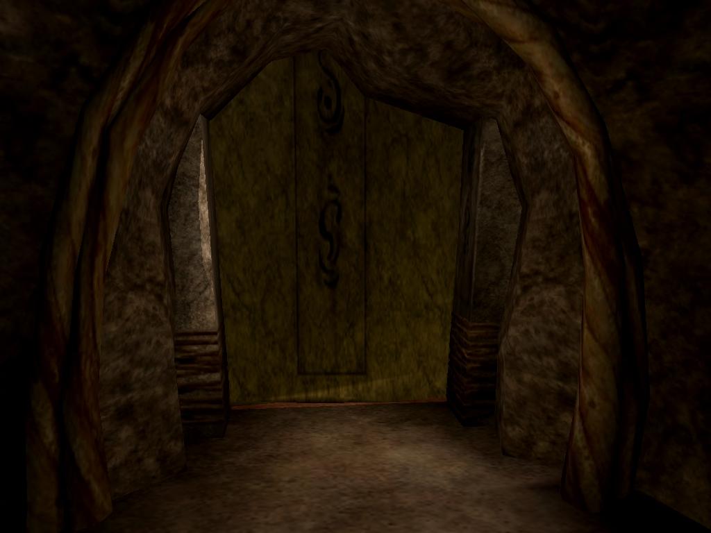 The hall splits into 4 rooms