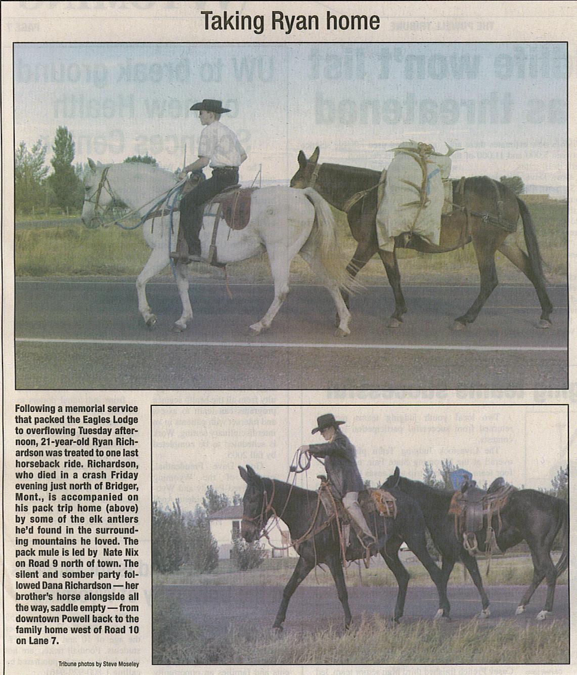 Ryan was such a tallented great guy, who will be missed by anyone who ...