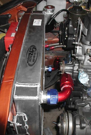 C&R Racing, aluminum radiator