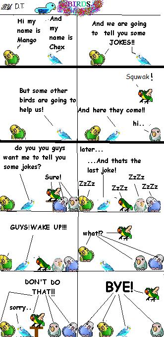 My Collection of Cute Bird Comics