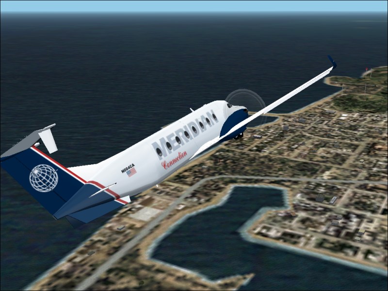A screenshot of the Beech 1900D by Mike Stone repainted by me in the ...