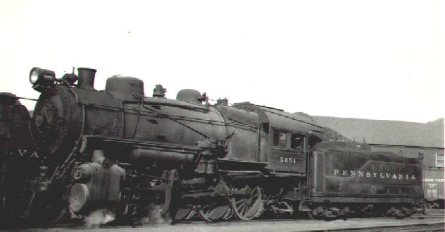 PRR H9s #5051 Shamokin, Pa. 7-4-49