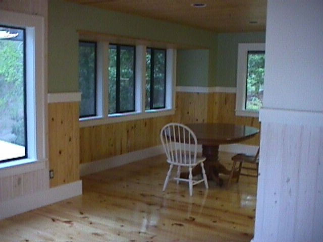 the baseboard is a simple 1x8 no frills in keeping