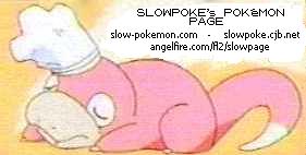 Slowpoke's Pokémon Page