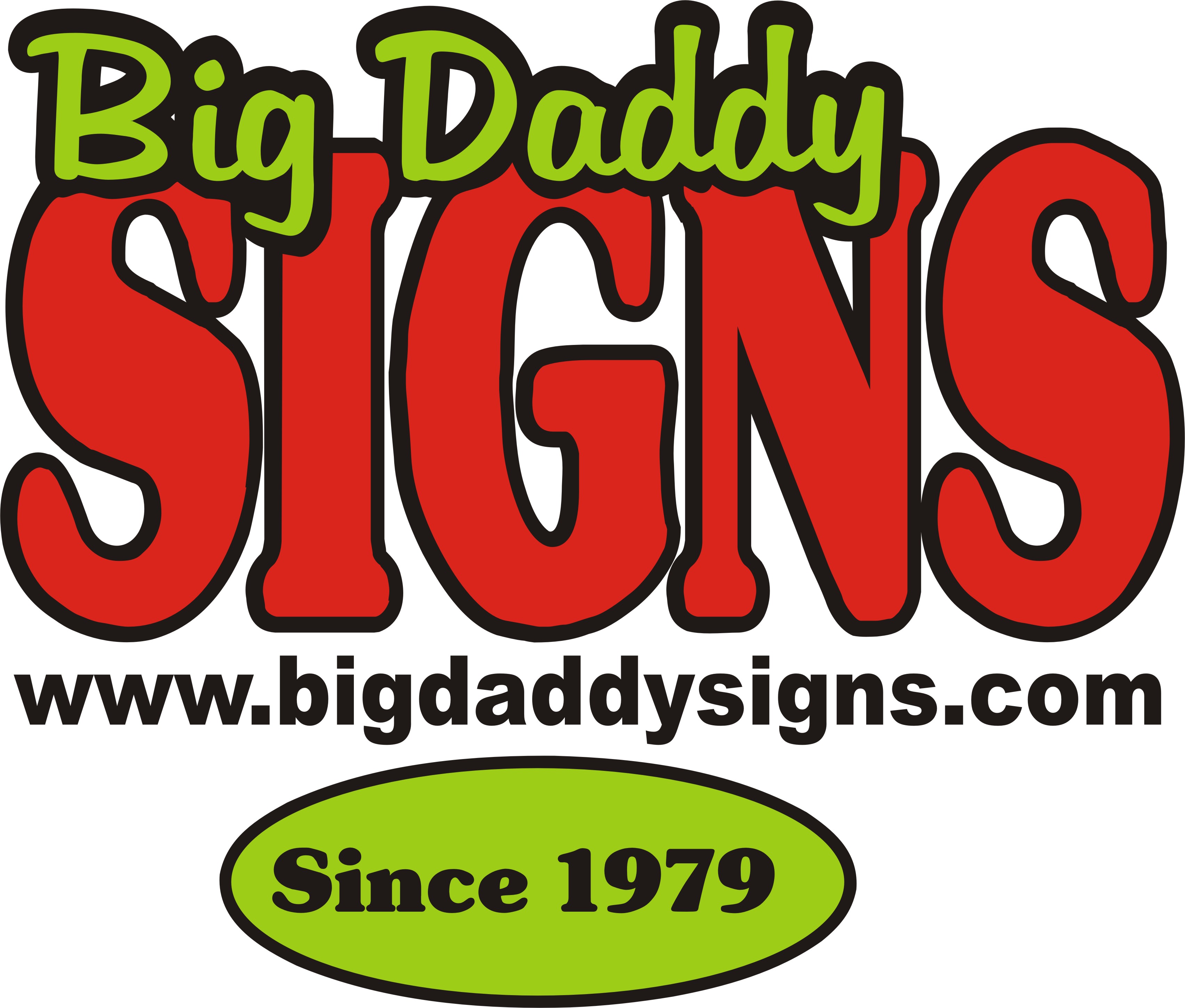 Big Daddy Yard Signs at Alannah Thwaites blog