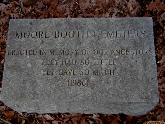 Moore/Booth Monument