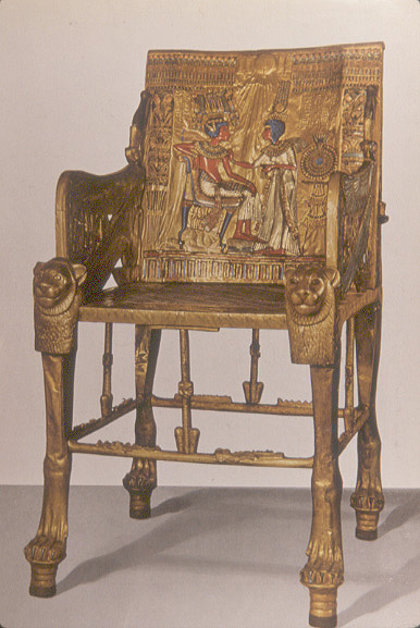 The king would have used this throne during formal state occasions and ...
