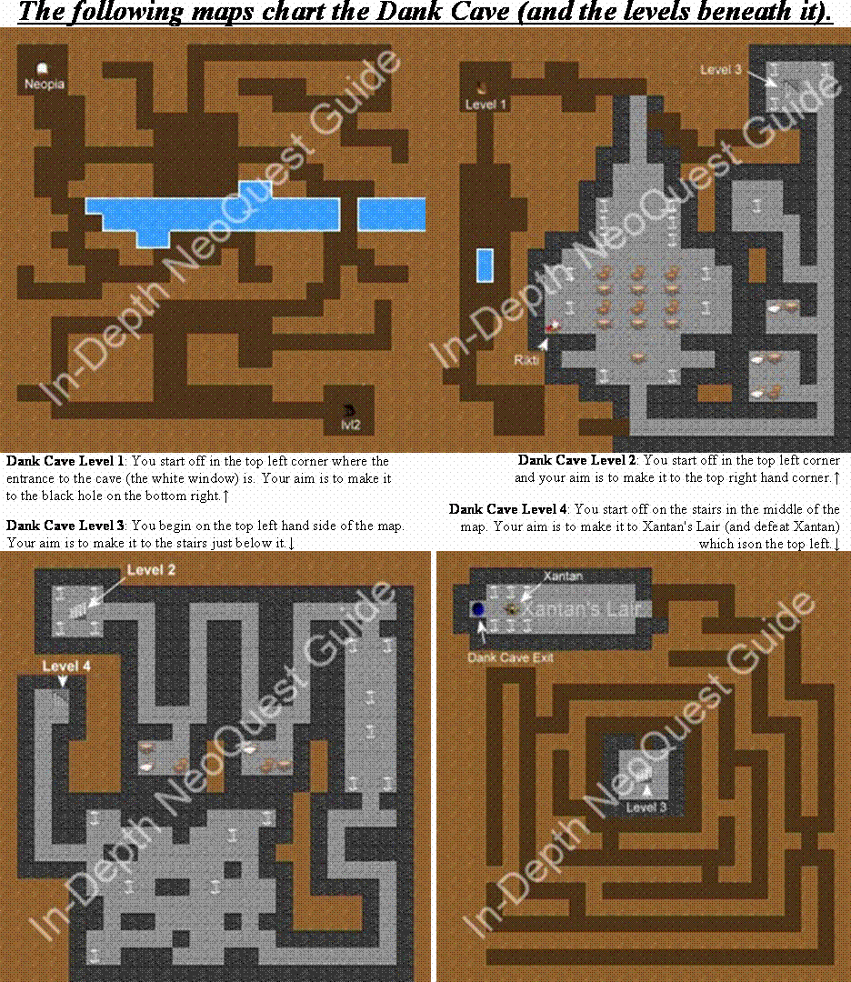 NeoQuest I Hints & Tips & Maps Page