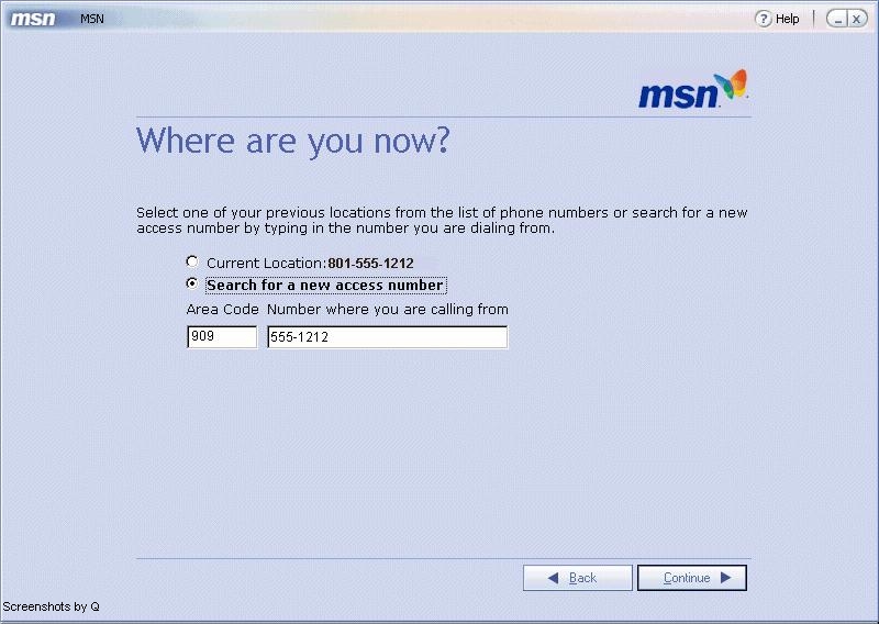 MSN 6.1 Screen Shots by Q
