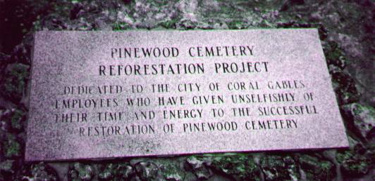 Thank you for visiting Pinewood Cemetery online