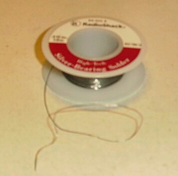 6. Solder - Get as thin wired solder as possible. It will make it ...