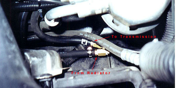 Transmission Cooler Install - Steel Line