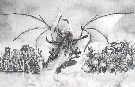 Prince Imrik leads an army into battle