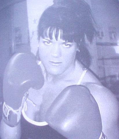 |Joanie competing in fitness pageants in 1995 and 1996|