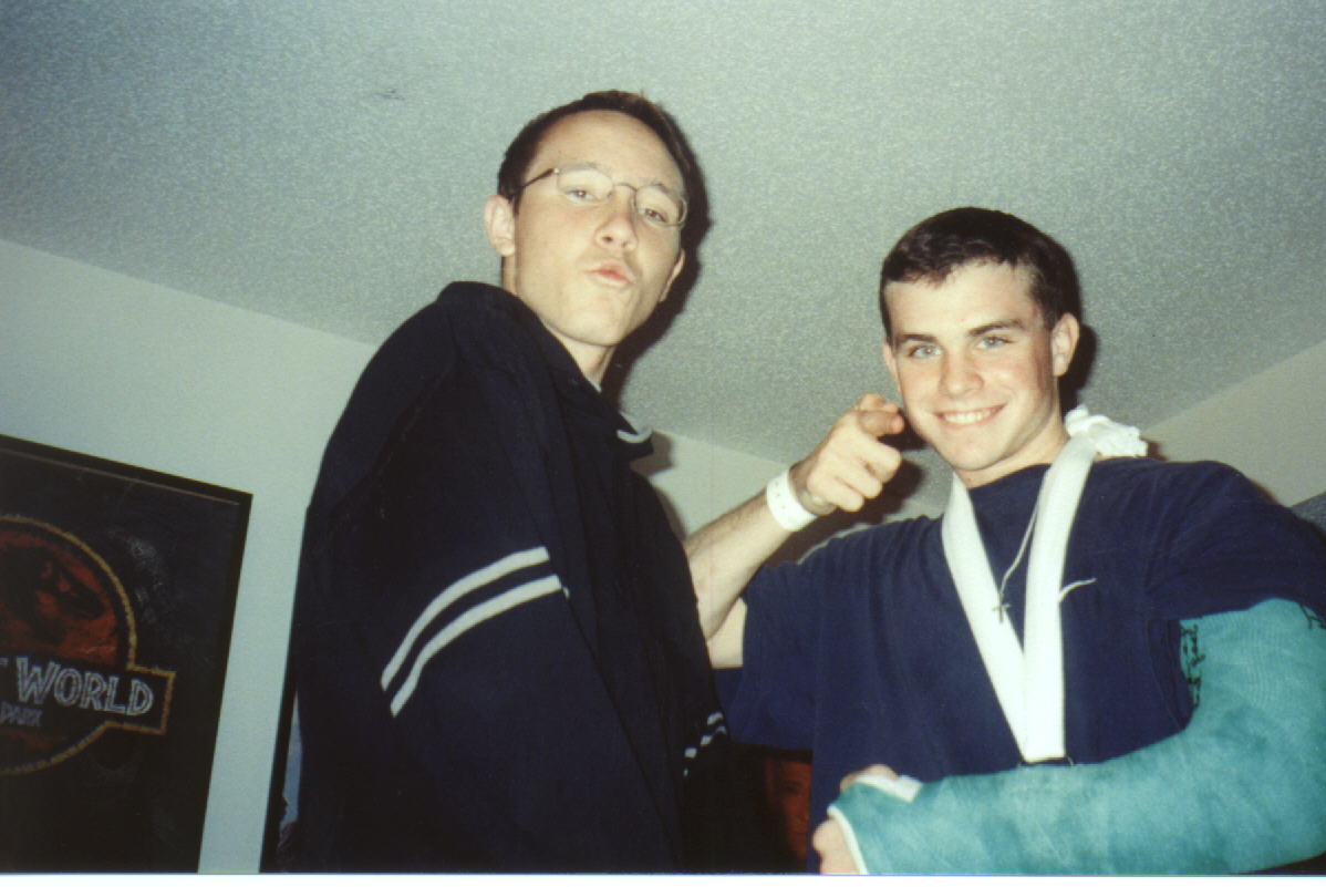 Marshall Johnsonand my twin brother Josh Lillie.