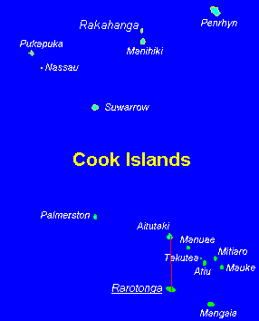 Cook Islands Map