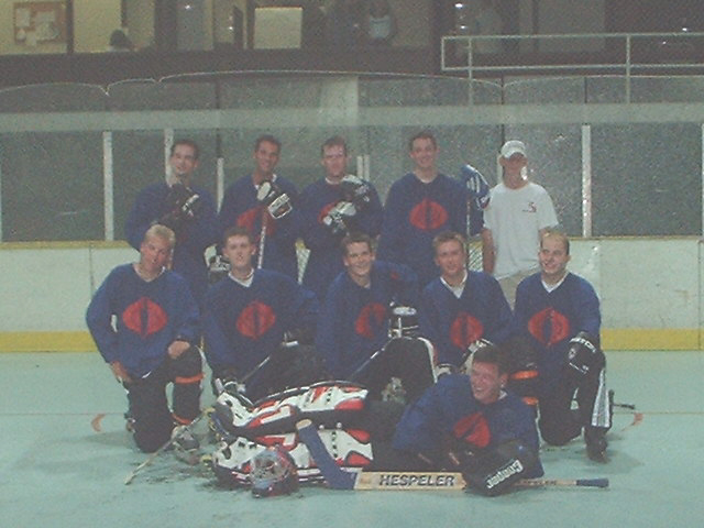 From left: Front center; Frank Hart. Front row; Andy Stehl, Curt Price ...