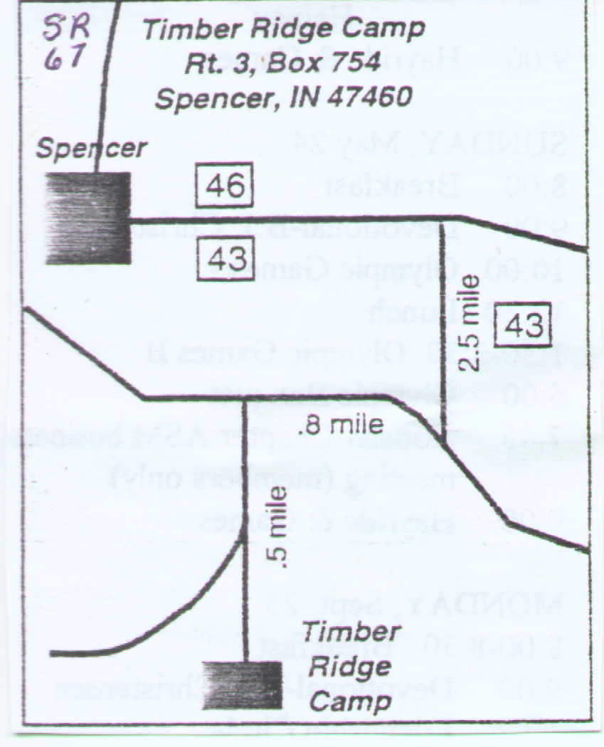 HOOSIER ASM MAP FOR CAMP TIMBER RIDGE