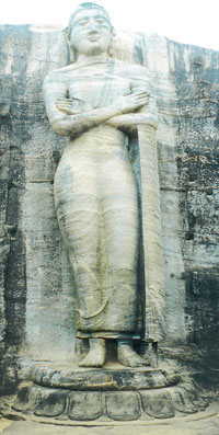 Sri Lanka : Ancient Cities : Polonnaruwa : Gal Viharaya (Rock Temple)