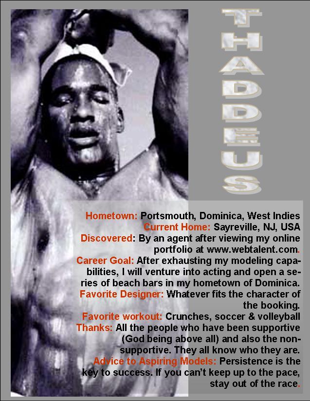 THADDEUS by Jones Model Management