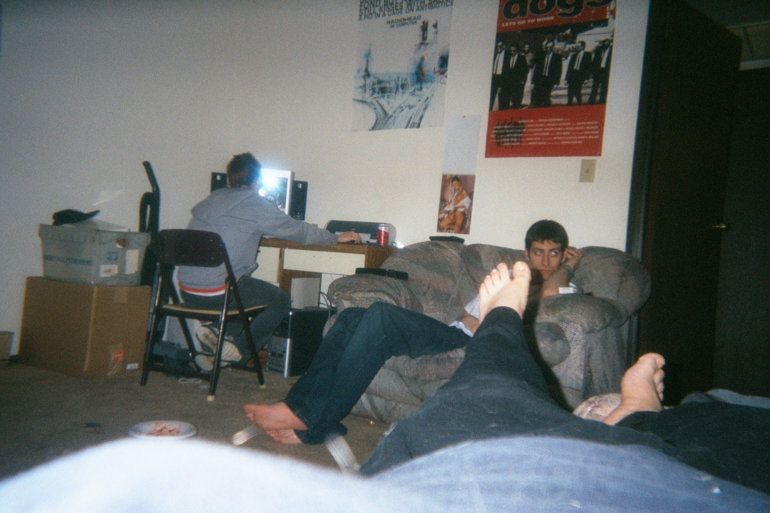 my foot attacking nick