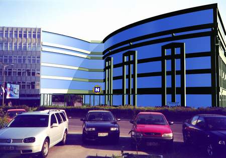 Novosadska banka in Novi Sad, Serbia.