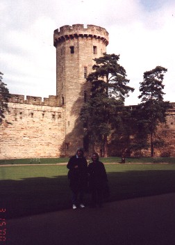 these two climbed lots and lots of stairs up this tower