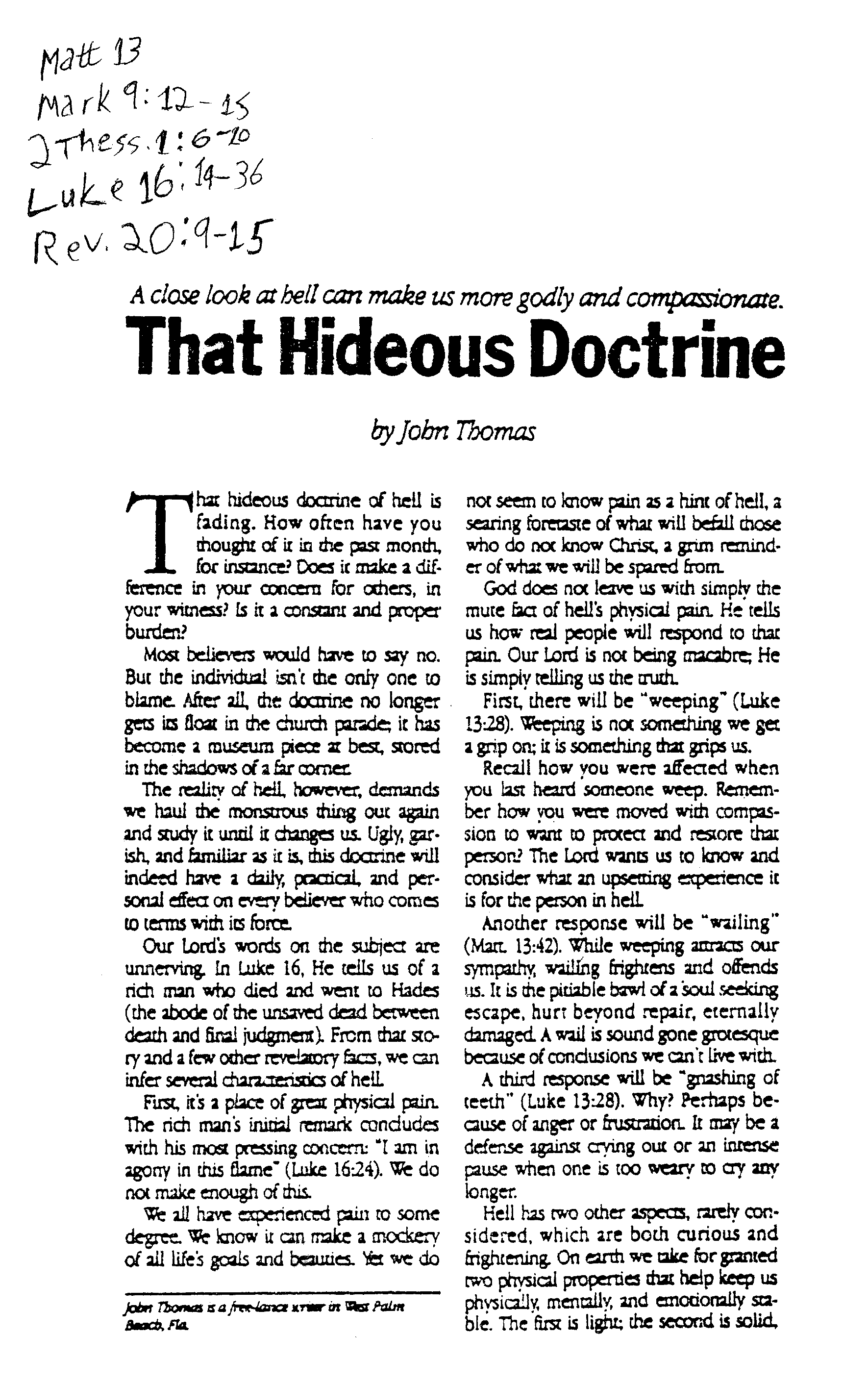 Kansas City KS Community College - Campus Crusade for Christ - 28 January 2004 Bible Study