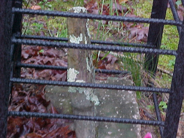 This is Jenny Wiley's original fieldstone marker. It is a shame that it ...