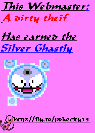 Awards from pokecity