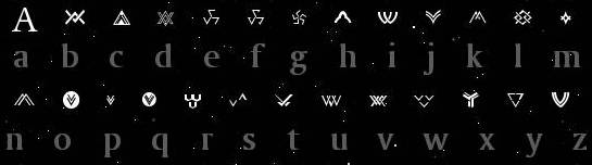 Joy's Stargate SG1 Pages - SG-1 Letter Font