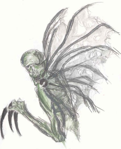 See it! - One Winged Creature - Sketch