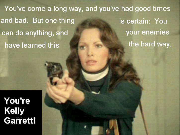 You are Kelly Garrett!