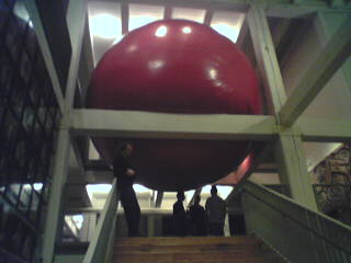 The Big Red Ball comes to Portland, Oregon