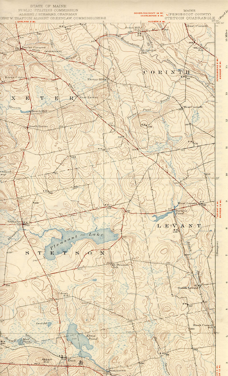Historic Maps of Corinth, Maine