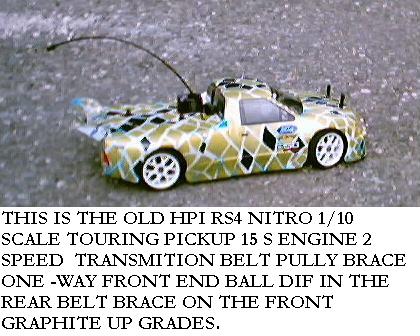 HPI RS4 NITRO DODGE RAM "THE BEAST" 15 ENGINE 2SPEED 1 WAY FRONT END ...