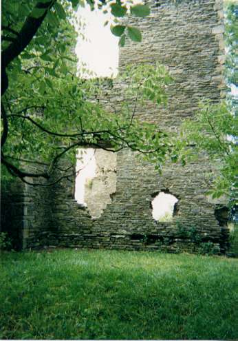Remnants of Stapleton Castle, built in the 11th century