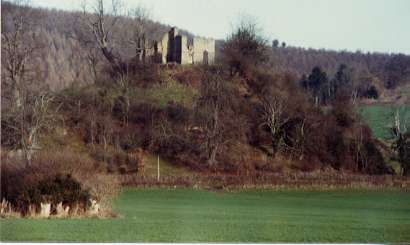 Stapleton Castle, a mile or so north of Presteigne