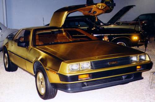 Gold DeLoreans