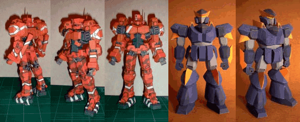 PaperandGlue - Wanted Mecha Papercraft