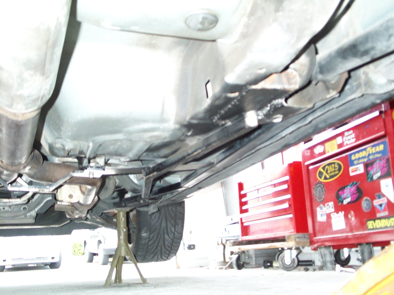 Passenger side DD Sub frame connector