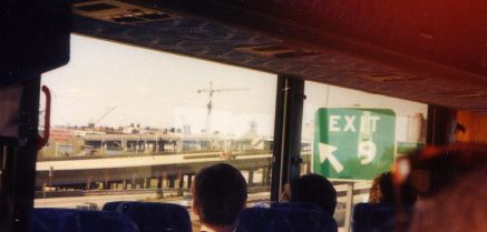 A quick shot of a left-handed exit on, I think, I-64 near Virginia ...