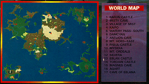 Final Fantasy II Maps