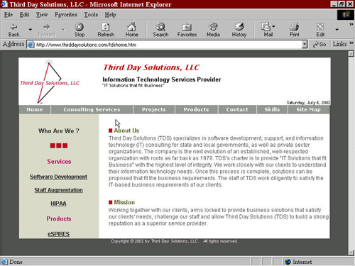 Portfolio - Third Day Solutions