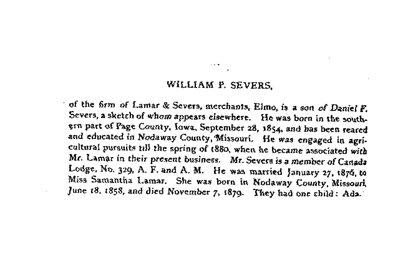 This page copied from The History of Nodaway County, 1882
