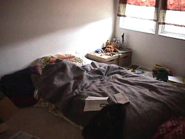 This would be Mac's room. It's only mess because he still has a ton of ...