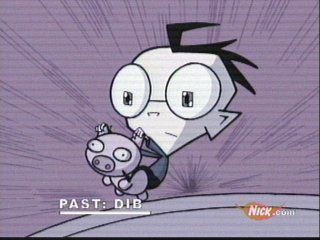 Aw...little baby dib on a piggy! so cute! ^.^ *huggle*