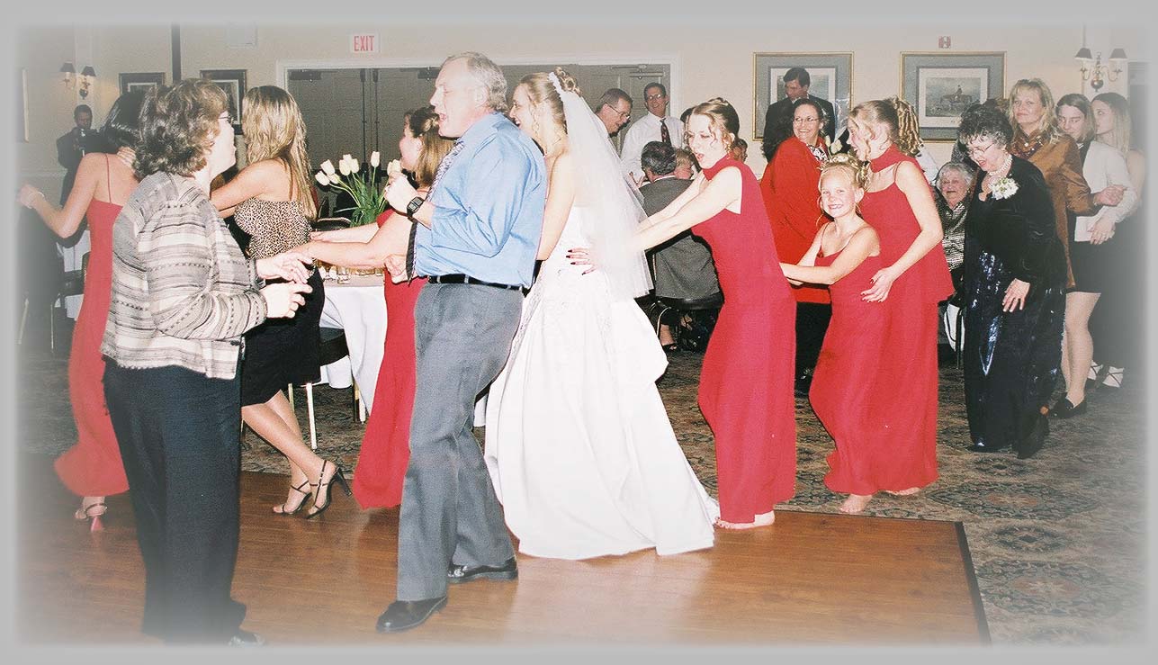 Recent Wedding - Bride's in the Conga Line